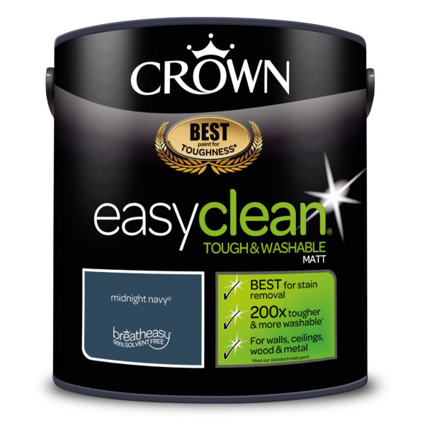 Crown Paints easyclean® Matt Emulsion – Blues | Decor 8 Stornoway